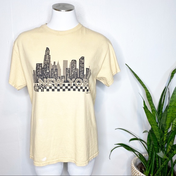Vintage | Tops | Vintage New York Cityscape Travel Tshirt | Poshmark